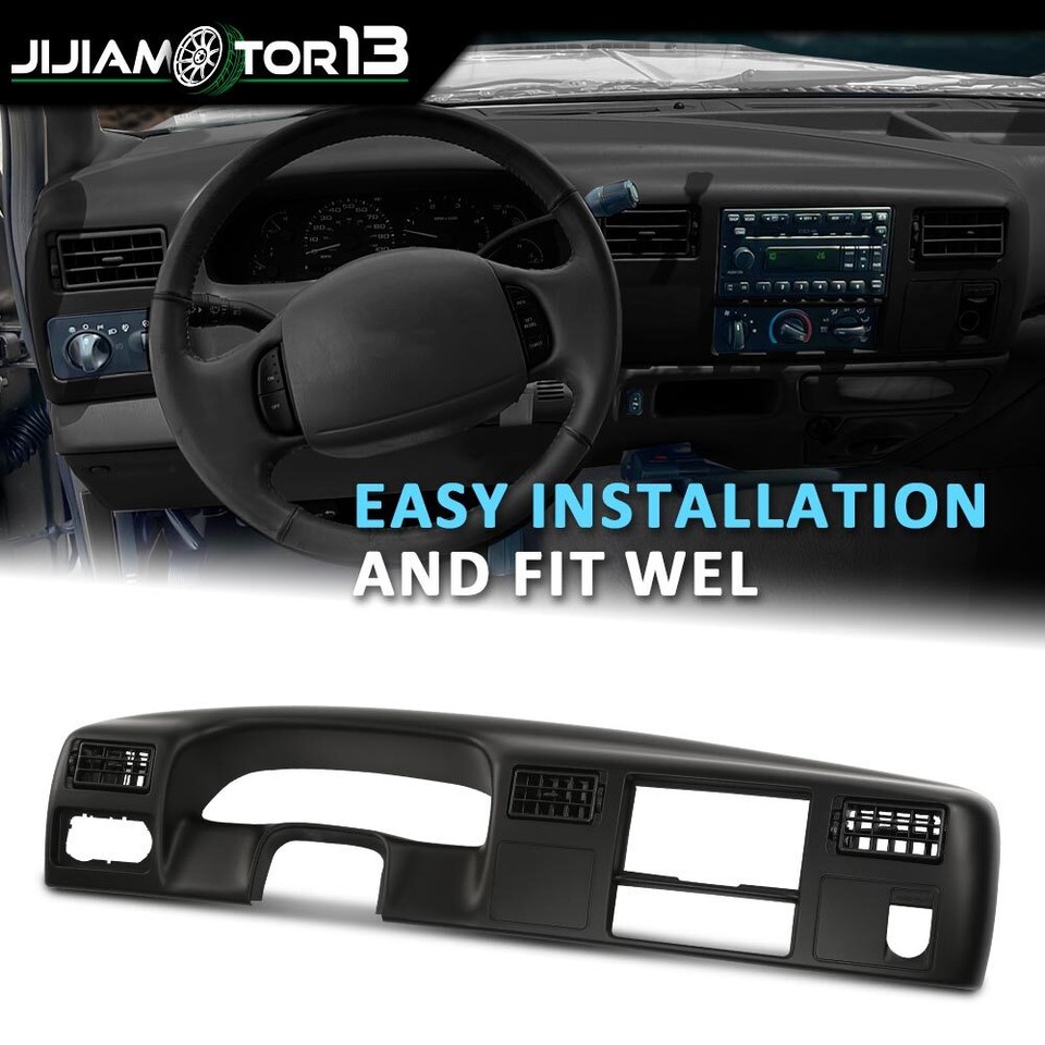 Dash Instrument Cluster Radio Trim Bezel Fit For 1999-2004 Ford F250 ...