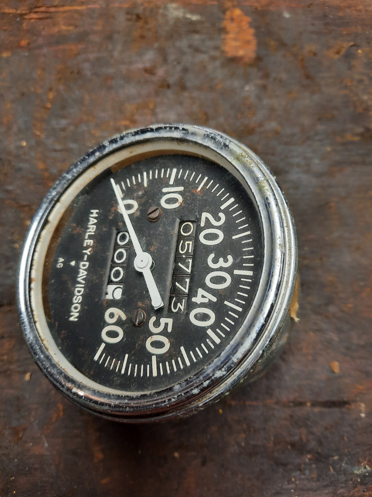 Vintage 1950s 1960s Speedometer Harley Davidson AC Topper 60 MPH ...
