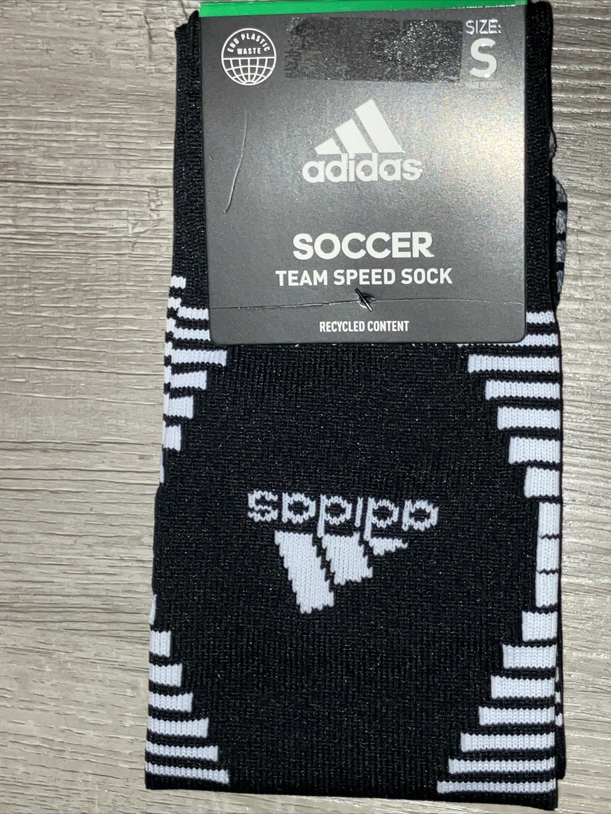 Adidas Soccer Team Speed Over the Calf Socks OTC Black White Size S ...