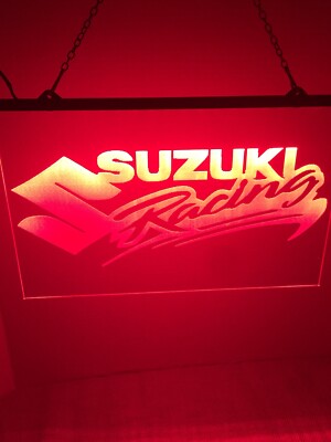 Suzuki Light Sign Neon LED Game Room Bar garage Man Cave (your Color ...