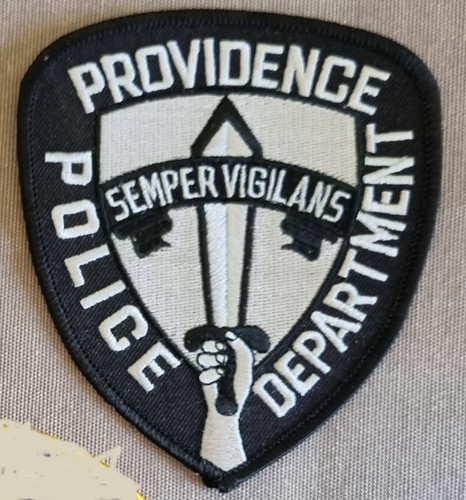 USA - 1 x Black & 1 x Brown Providence Police Dept Patches - Rhode ...
