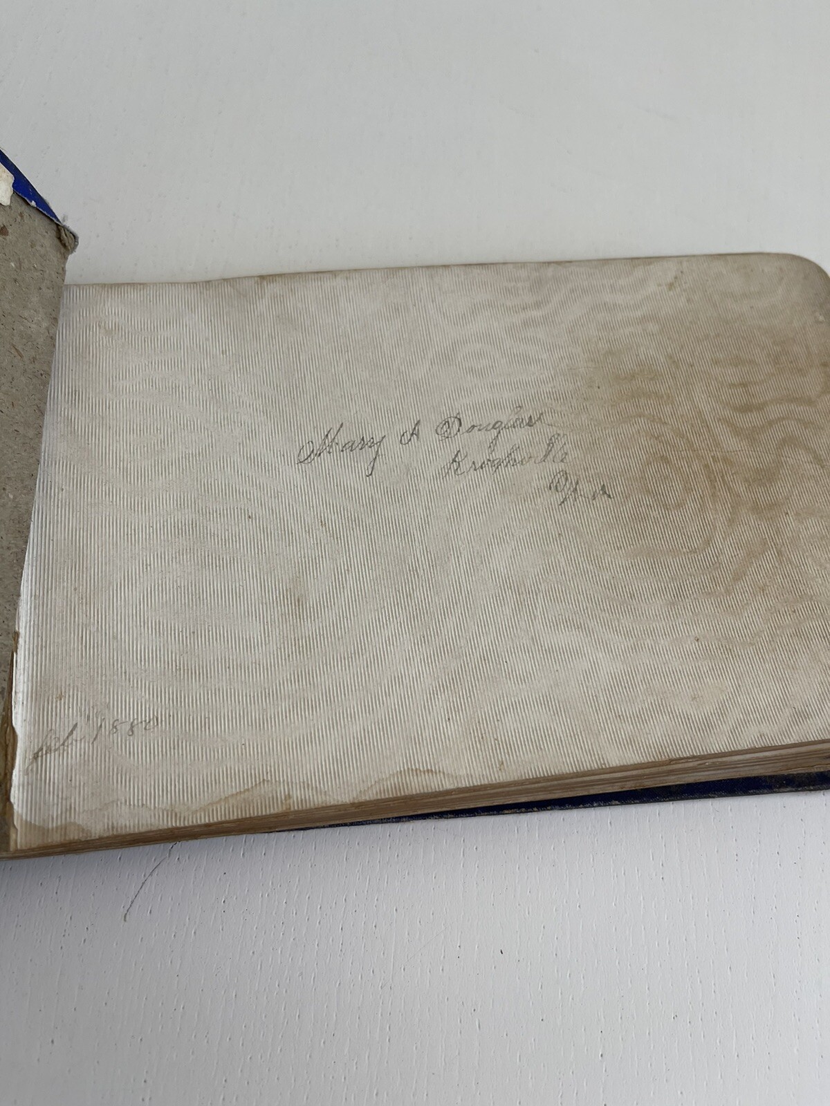 1880s Autograph Book With Handwritten Messages Mostly Filled | eBay