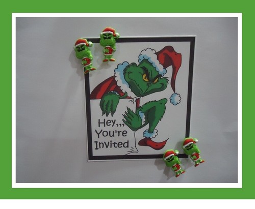 Grinch Magnets Frig Magnets The Grinch Stole Christmas Magnets Grinch ...