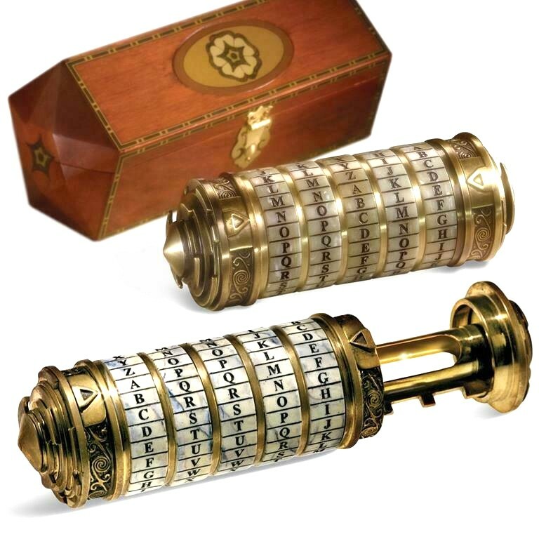 The Davinci Code Kryptex Replica Movie Prop The Noble Collection The