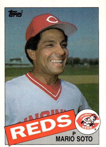 1985 Topps #495 Mario Soto - Cincinnati Reds | eBay