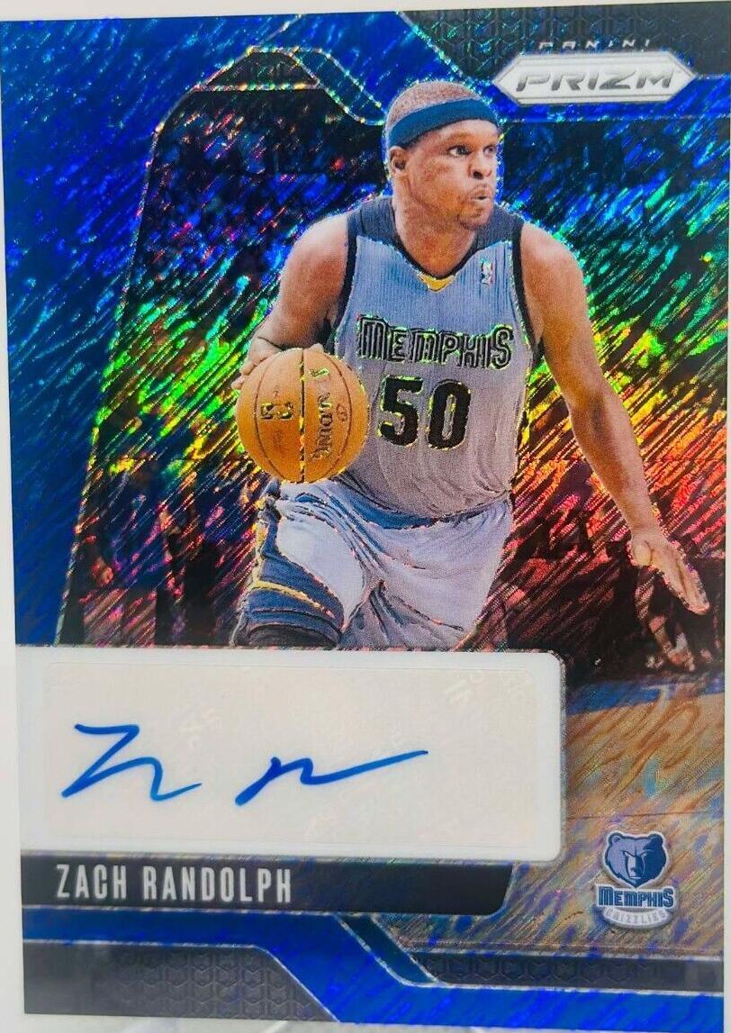 2024-25 Panini Prizm - Signatures Zach Randolph #SIG-ZRG 1st Off the ...