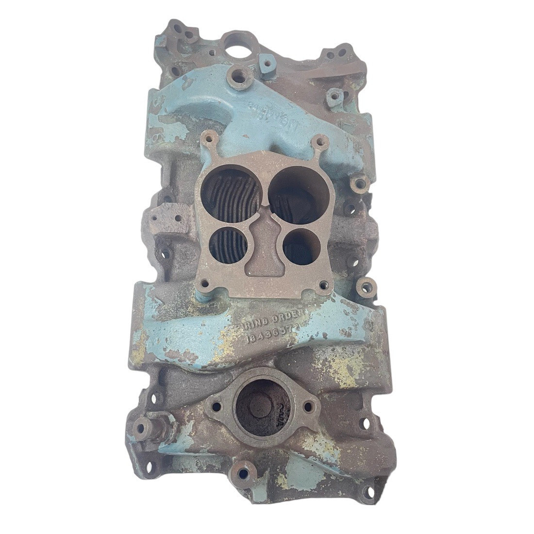 GM 4 BARREL Intake Manifold 5.0L 5.7L 305 350 SBC Camaro Corevtte ...