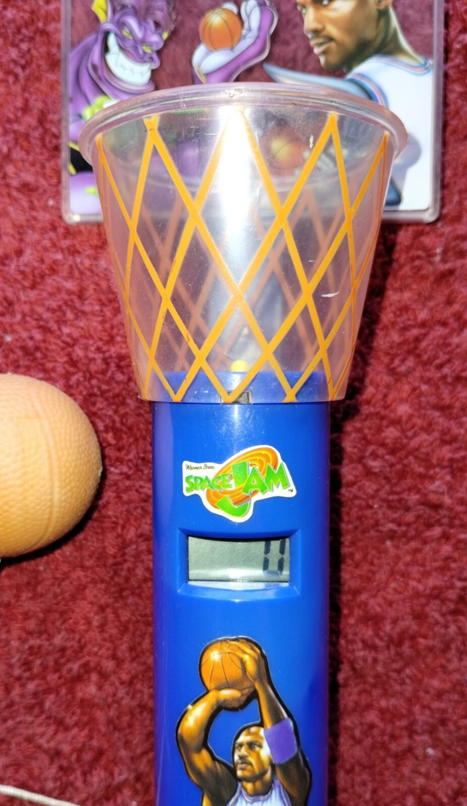 RARE Vintage Space Jam Michael Jordan Bugs Bunny Ally-Oop Hoops Game ...