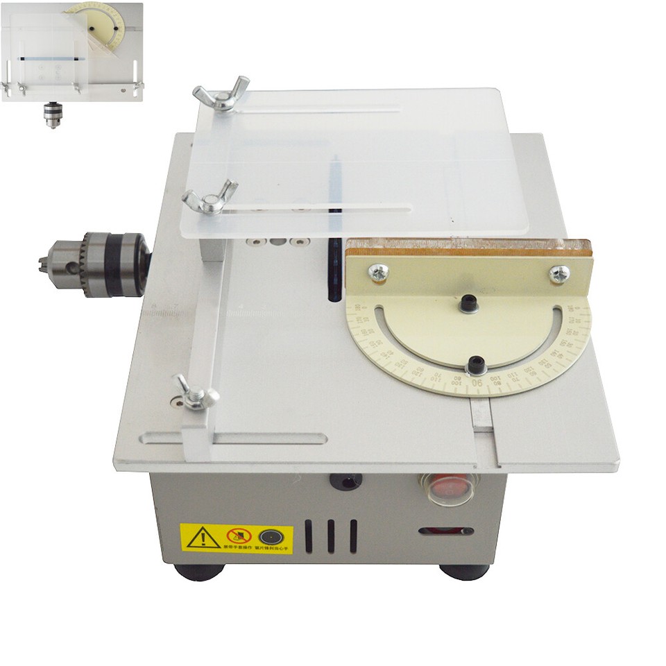 T5 Mini Precision Woodworking Table Saw Blade Cutting Polish Machine ...