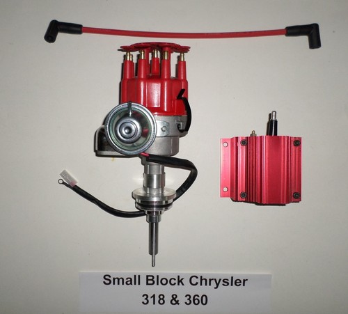 Chrysler Small Block 273 318 340 360 Red SMALL CAP HEI Distributor ...