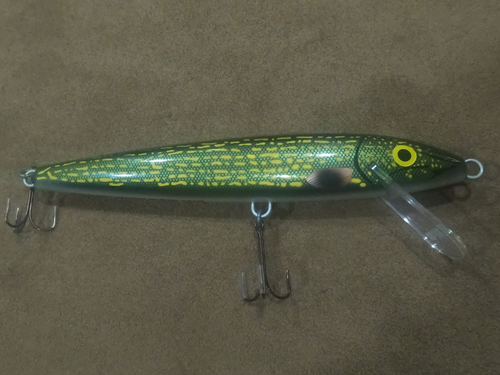 Rare Awesome Giant Northern Pike / Musky Rapala 29 Inch Fishing Display ...