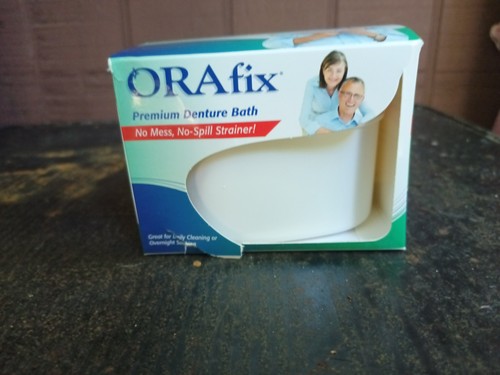 Orafix Denture Bath Case Cup Box Holder Storage Soak Container for ...