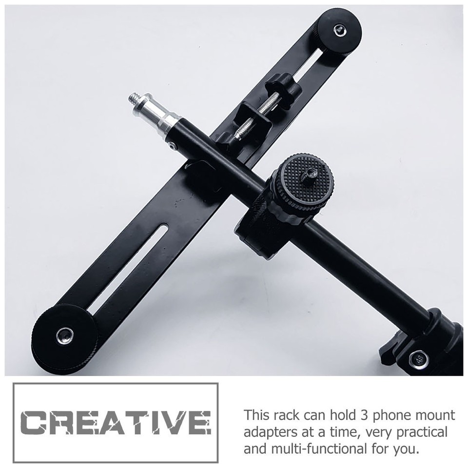 2pcs Multi-camera Smartphone Mount Adapter Holder Live Streaming Phone ...