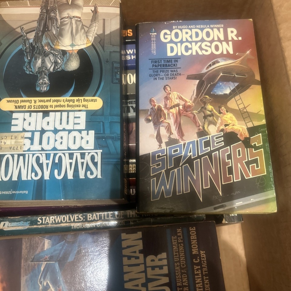 Vintage Sci-Fi Paperback Lot of 18 Star Wars Clancy Shatner Weber | eBay