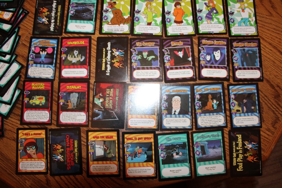 HUGE LOT 100 + Scooby Doo Expandable Card Game Trading Cards 2000 Shaggy Dooby | eBay
