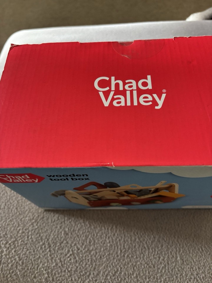Toy Wooden Tool Box - Chad Valley New Great for Fine Motor Skills | eBay UK