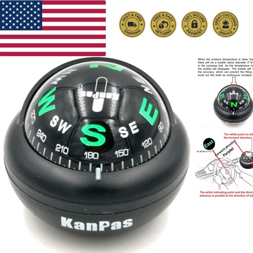 Compact Waterproof Compass for Cars & Boats - Ultimate Navigation ...