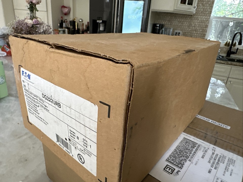 Eaton DG222URB General Duty Safety Switch 60A 240V 2 Pole Non-Fusible ...