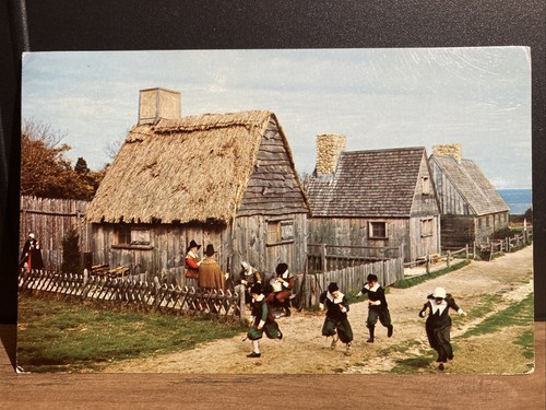 Vintage Post Card, Pilgrim Village, Plantation, Plymouth Mass., Cape ...