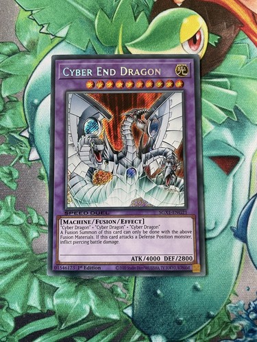 Cyber End Dragon (Secret Rare) Sgx1-Eng21 Speed Duel Gx: Duel Academy Box 1st Edition for sale ...