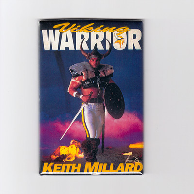 KEITH MILLARD / VIKING WARRIOR 2" x 3" POSTER FRIDGE MAGNET (costacos ...