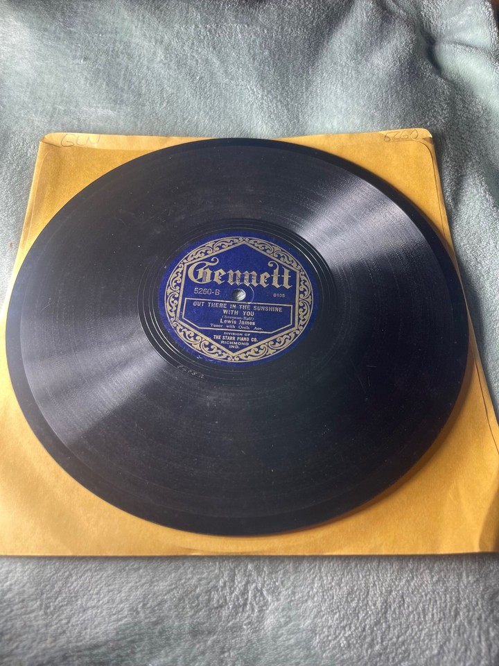 GENNETT Record 78 rpm 5260 JUST A GIRL THAT MEN FORGET / IN SUNSHINE ...