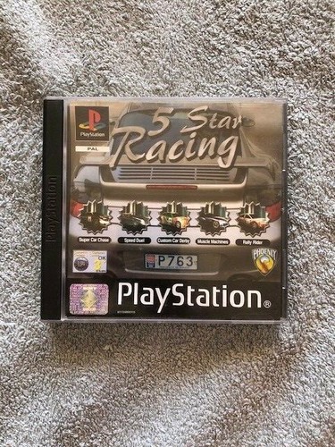 5 Star Racing Phoenix Games Sony Playstation PSX PS1 PAL Euro PT ...