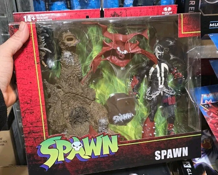 Mcfarlane Toys Spawn's Universe Deluxe Spawn on Throne 7-Inch Figure In ...