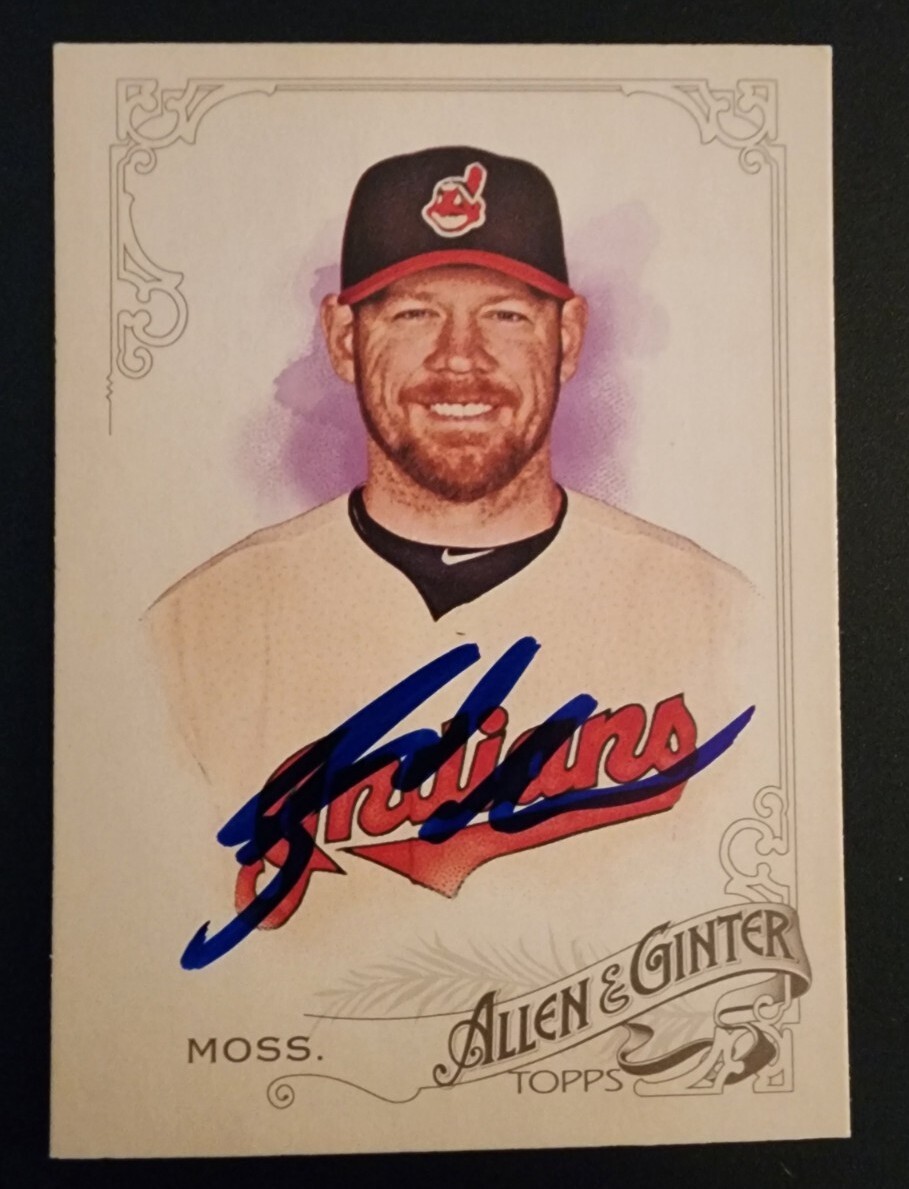Brandon Moss Signed 2015 Topps Allen & Ginter's - #153 COA 2014 All ...