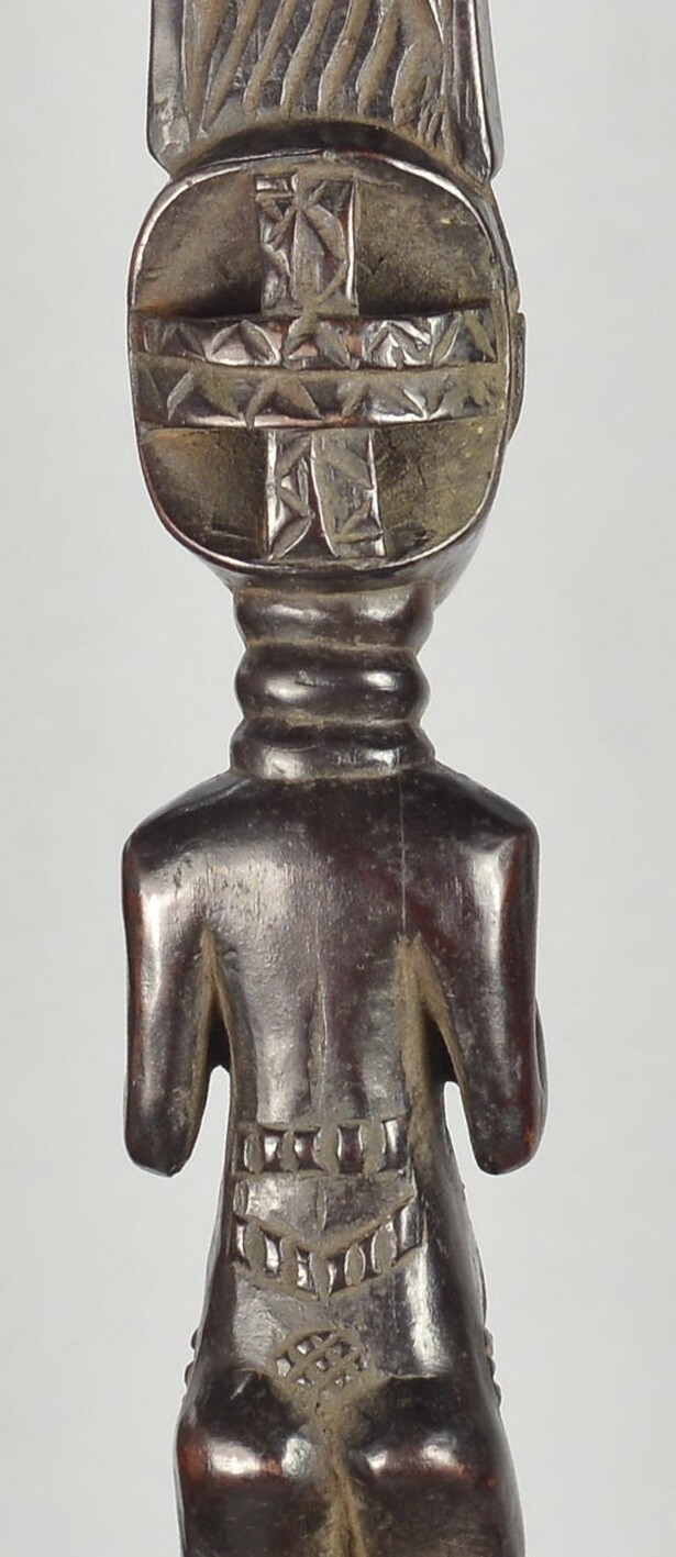 54" LUBA Kibango Chief's Staff Scepter Congo Drc African Tribal Art ...