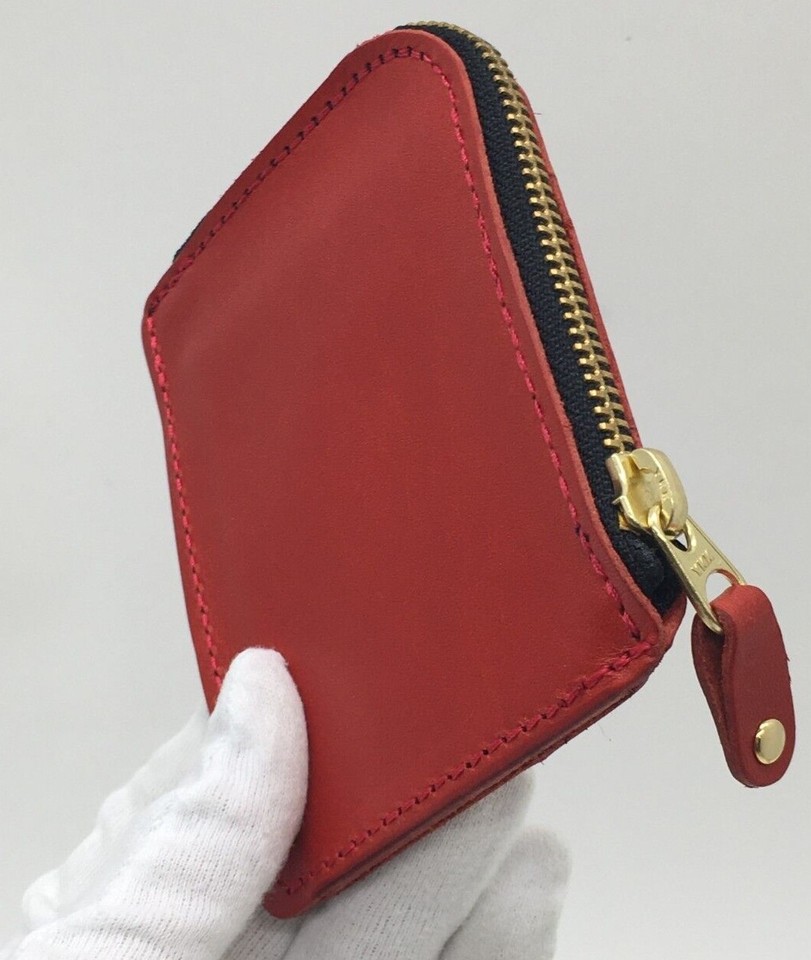 Tochigi Leather Coin Mini Wallet Men Women Made in Japan Full Vegetable ...