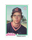 Frank Duffy Cleveland Shortstop #511 Topps 1978 #Baseball Card | eBay