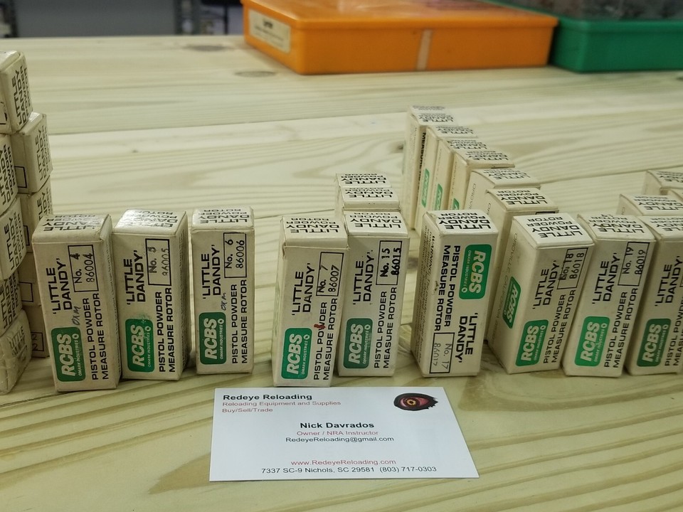 RCBS Little Dandy Pistol Powder Measure Rotor *Your Choice* | eBay