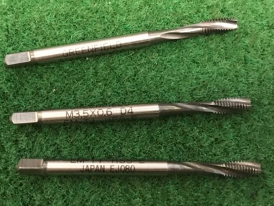 Greenfield M3.5 x 0.6 D4 Sprial Flute 3-Flute EMTI SPFL TAP - MADE IN ...