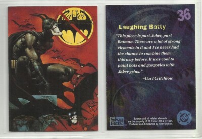 1995 Batman Master Series (SkyBox) ARTIST PROOF SIGNATURE Parallel Base ...