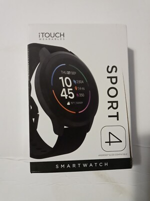 iTouch Sport 4 Smartwatch Fitness Heart Rate,Custom Face, 100+ Sports ...