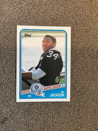 1988 Topps Football #327 Bo Jackson Super Rookie | eBay