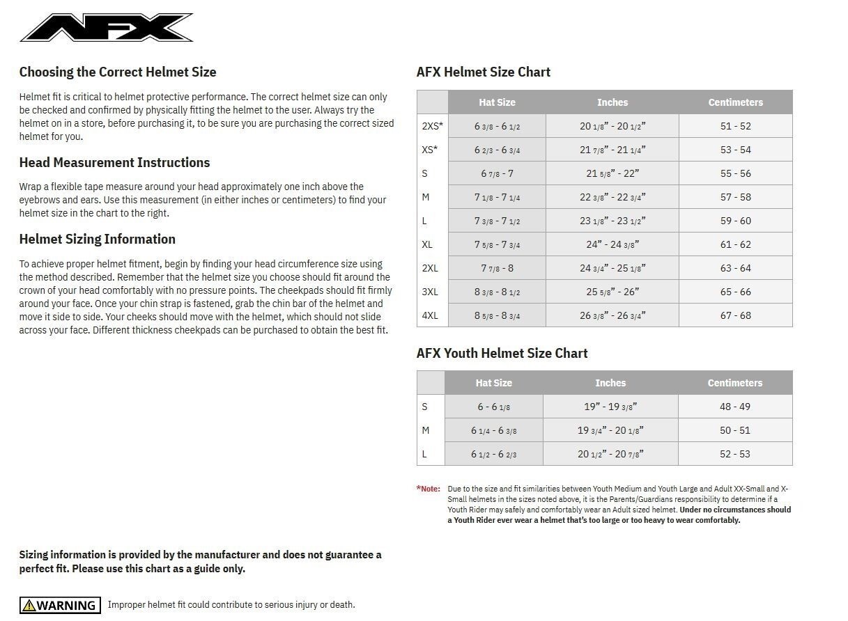 AFX FX-17 Helmet Offroad ATV Dirt Bike -Aced Matte Black/Orange Adult ...