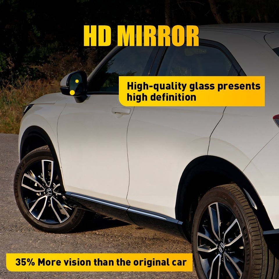 Car Left Right Side White Mirror Glass w/ Back Heated for Honda CR-V ...