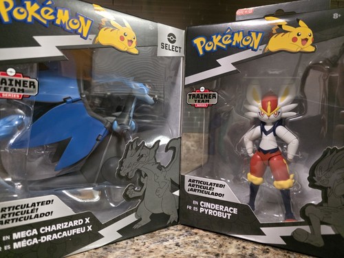 Pokemon Select Mega-Charizard 6" & Cinderace Action Figures EXCLUSIVE ...