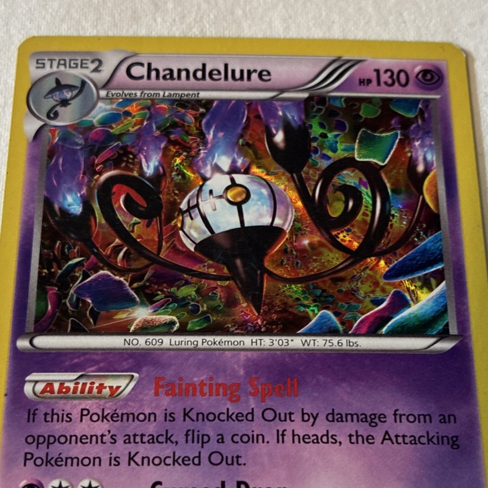 Chandelure 043/119 Cosmos Holo Blister Exclusives Stage 2 Fainting ...
