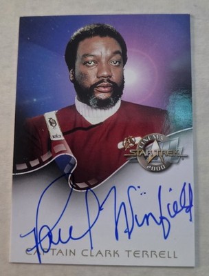STAR TREK CINEMA 2000 A17 PAUL WINFIELD CAPTAIN TERRELL DATHON DARMOK ...