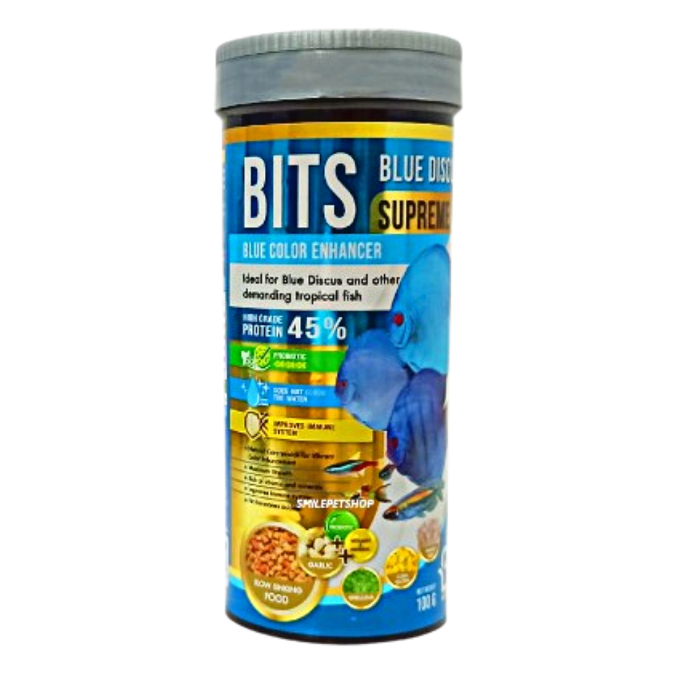 Bits Blue Discus Food Tropical Fish Enhancer Color Slow Sinking Fresh ...