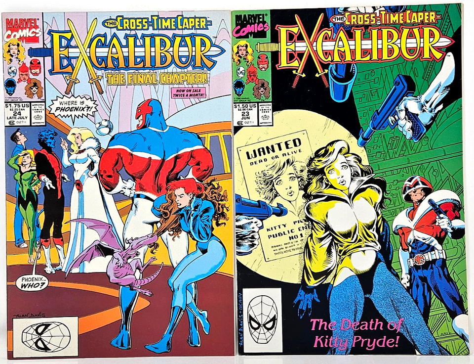 Run of 29 Marvel Comics Excalibur #11 thru 39 Dr. Doom Iron Man X-Men ...