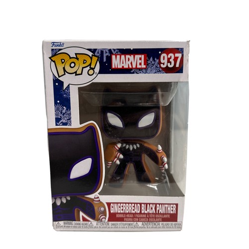 Funko Pop Christmas Gingerbread Black Panther 937 NEW (minimal box ...