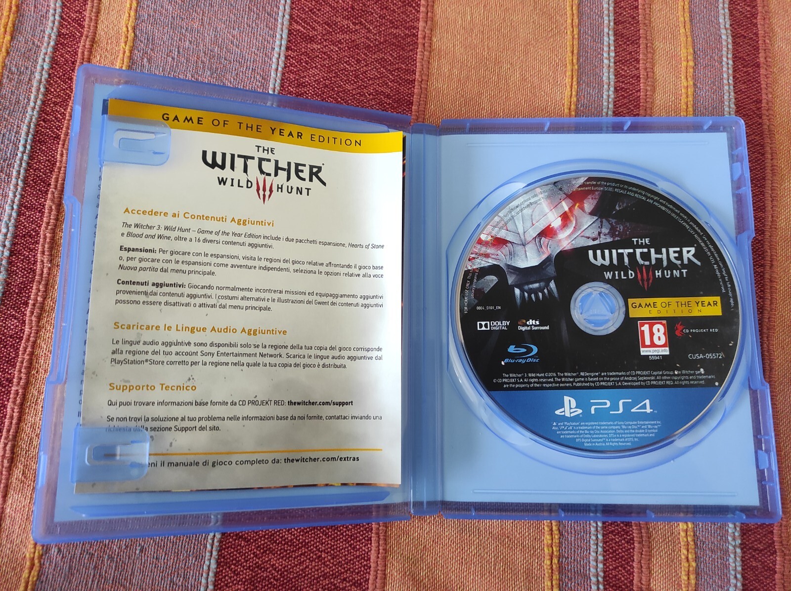 THE WITCHER 3 WILD HUNT GOTY EDITION PS4 ITALIANO PLAY STATION 4 GIOCO ...