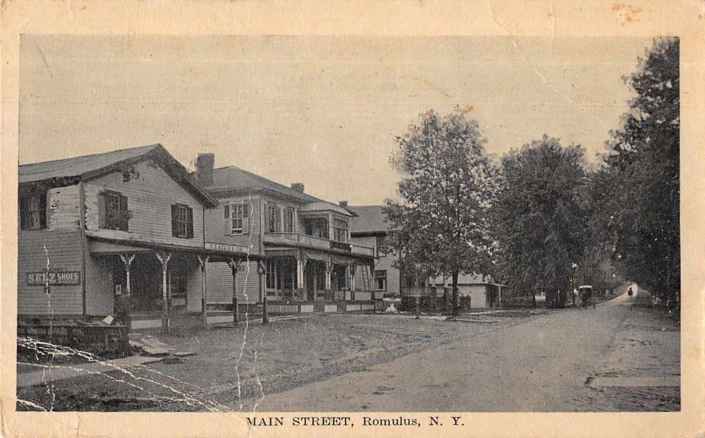 Romulus New York Main Street Vintage Postcard AA9405 | eBay