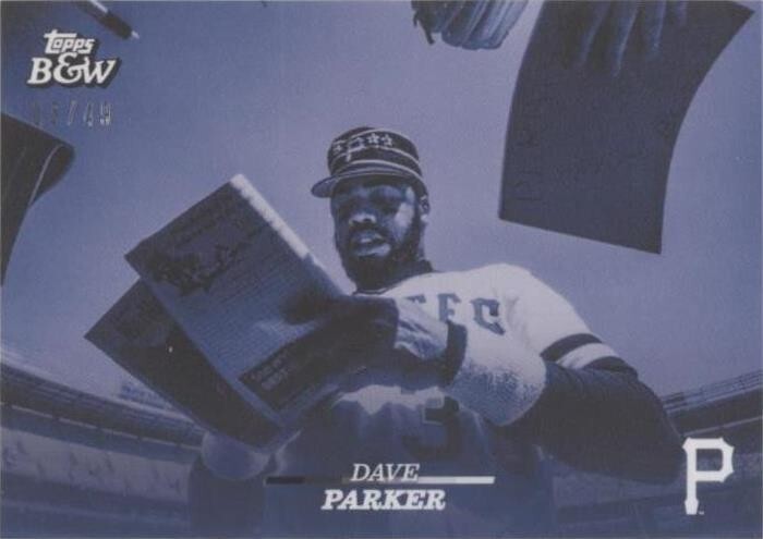 2024 Topps Black & White - Dave Parker #81 Blue /49 for sale online | eBay