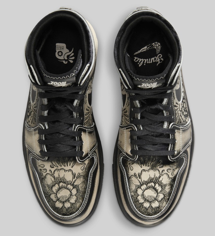 Nike Air Jordan 1 High Zoom CMFT2 Dia De Muertos FQ8155-010 Men's Size ...