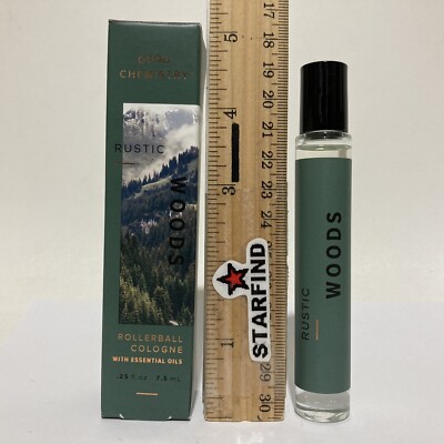 Good Chemistry Rustic Woods Rollerball Cologne. .25 fl oz 7.5mL Perfume ...